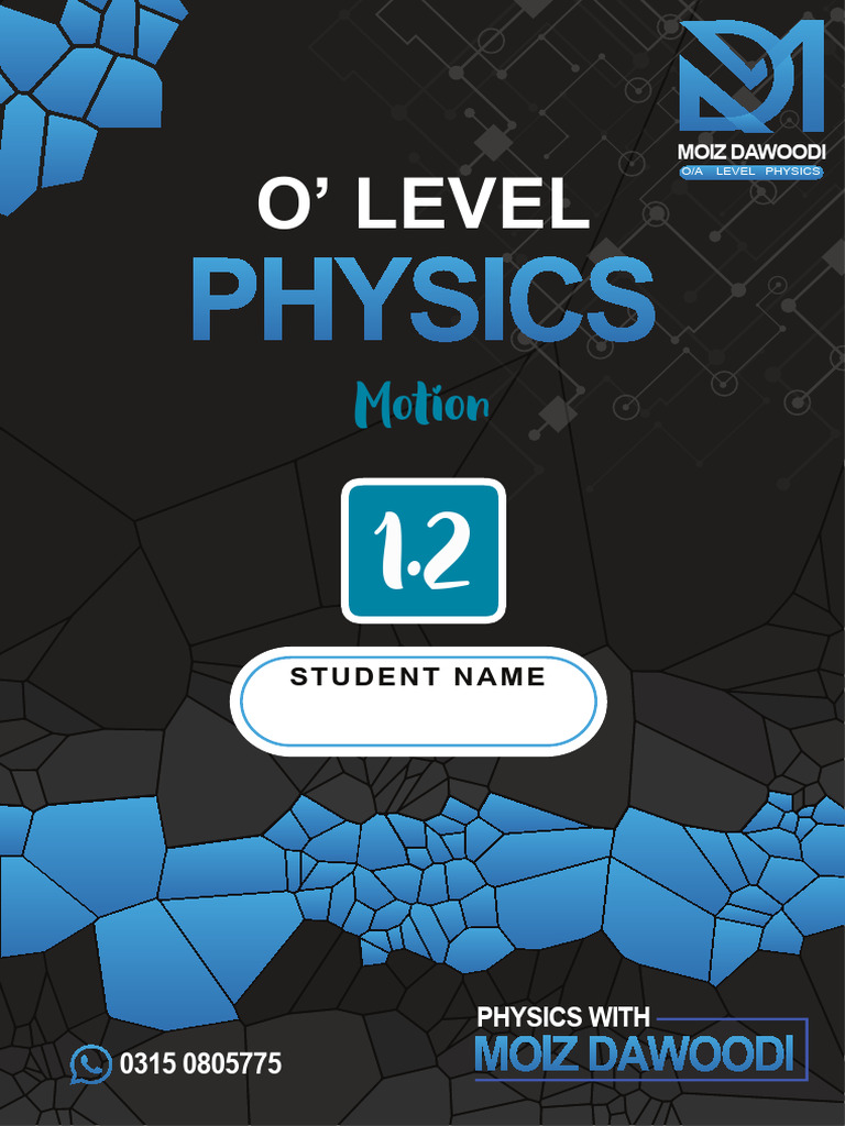 1.2 Motion | PDF | Force | Acceleration