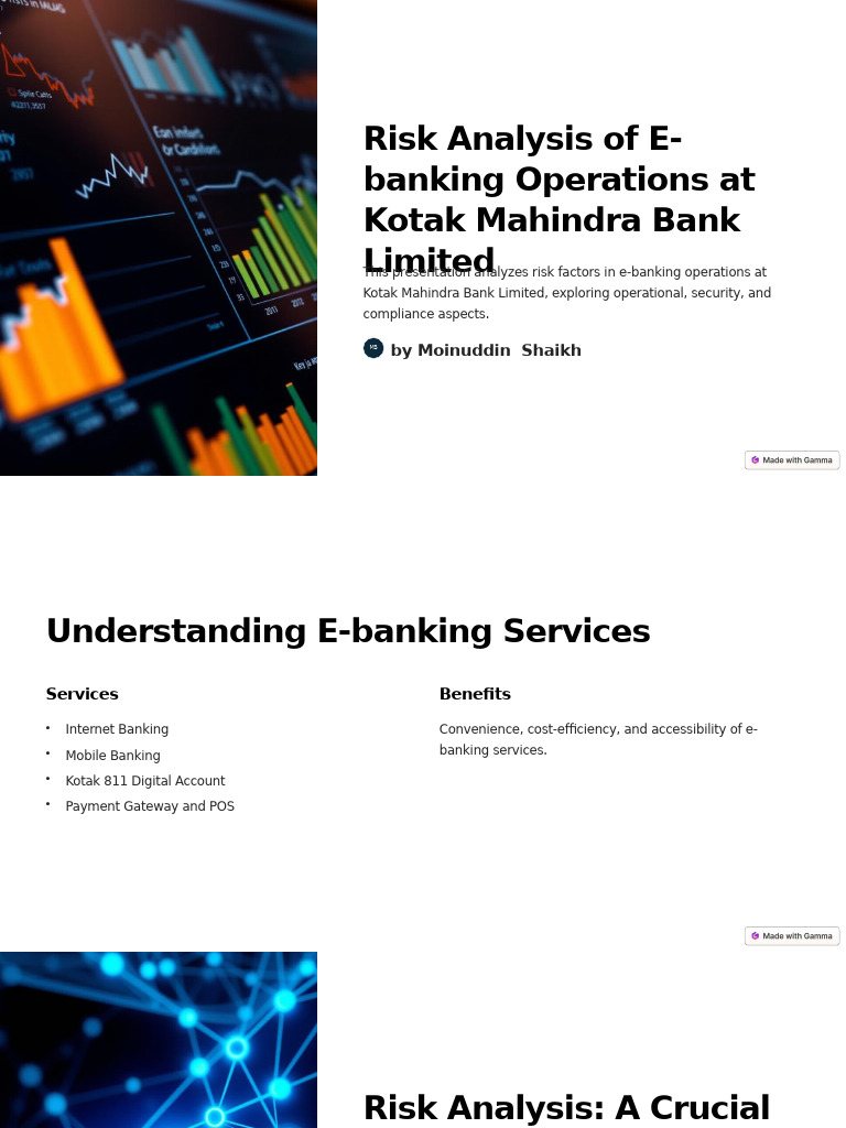 E-Banking Risk Analysis at Kotak Mahindra | PDF | Computer Security ...