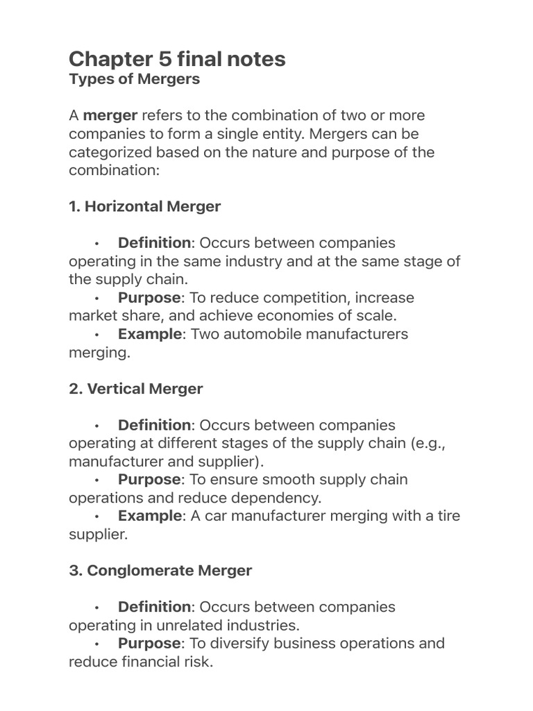 Chapter 5 Final Notes | PDF | Liquidation | Corporations