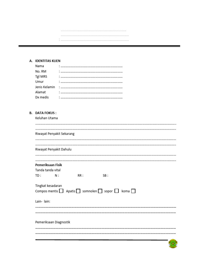 Format Resume ASKEP | PDF