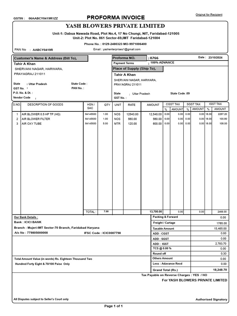 Yash Blower | PDF | Sales | Governance