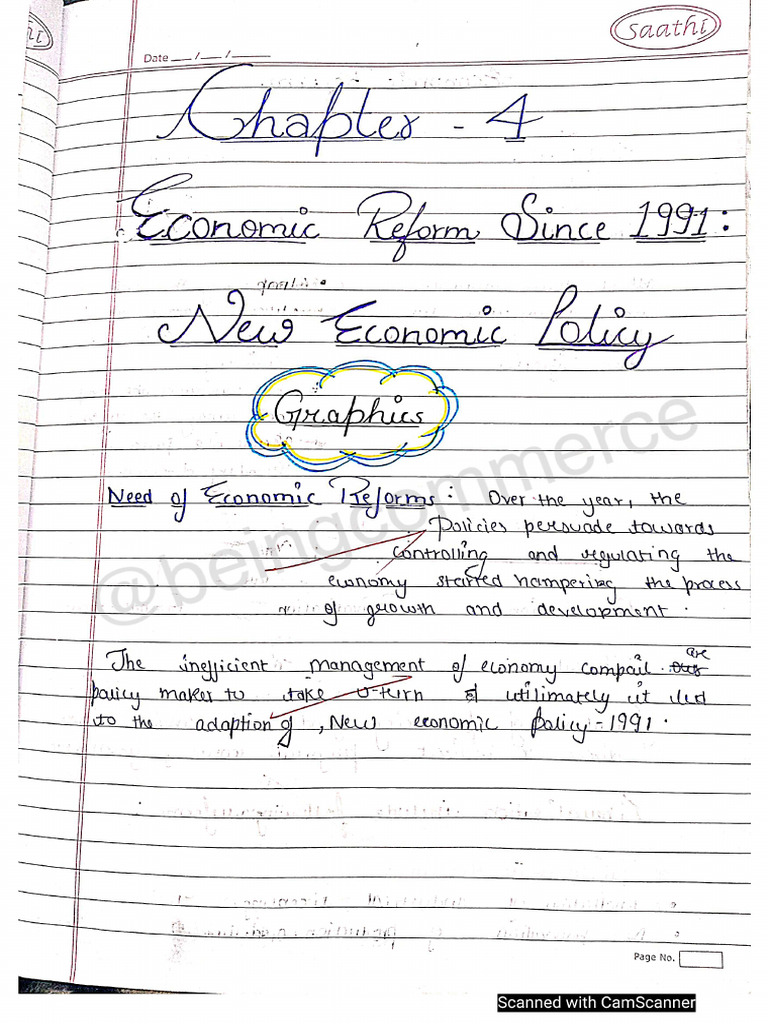 Chapter - 4 Economic Reform Since 1991 | PDF