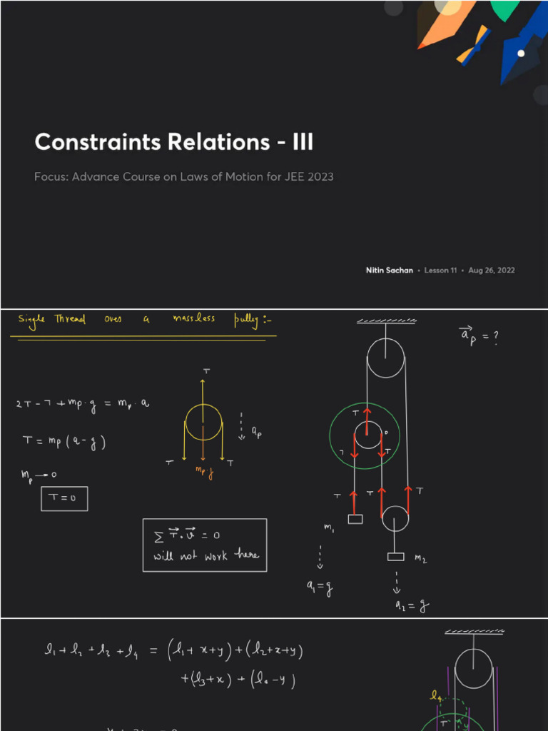 Constraints Relations III With Anno | PDF