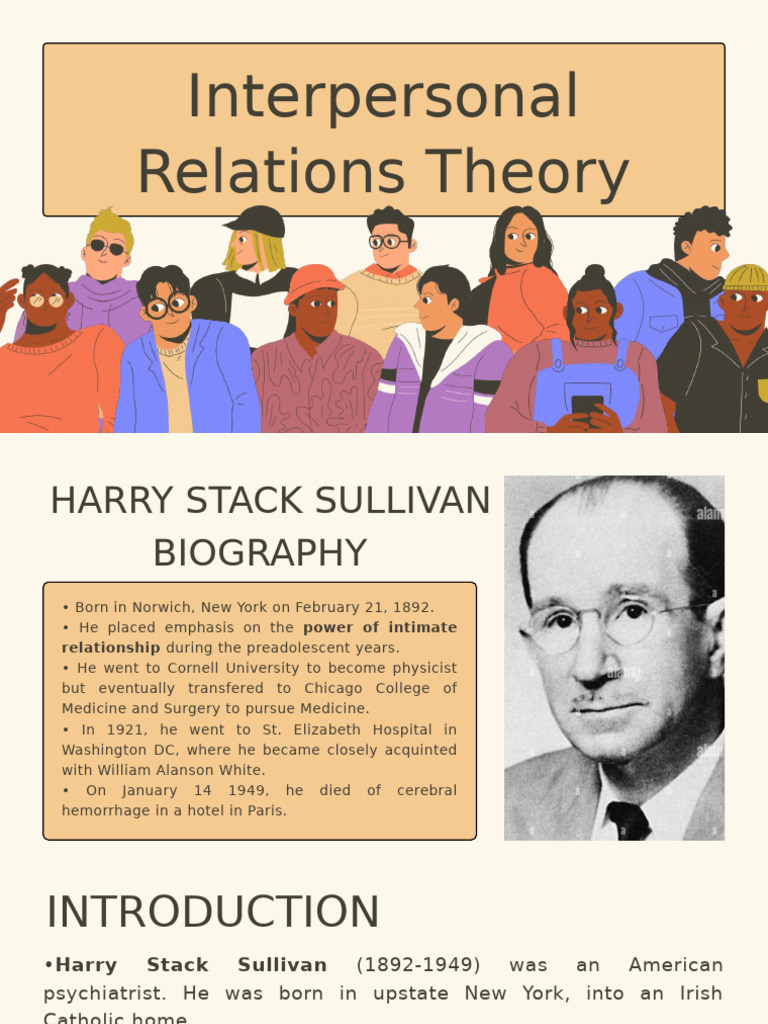 Harry Stack Sullivan | PDF | Anxiety | Personality Disorder