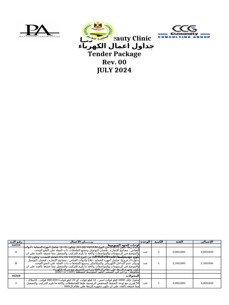 Updated Elec Boq 1 | PDF