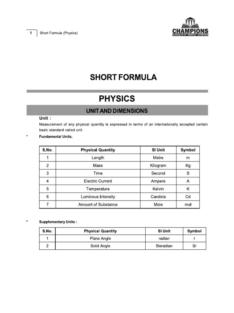 Formula Booklet Combined - E5e38d86 4614 4b95 8c11 Ce3e373867fd | PDF