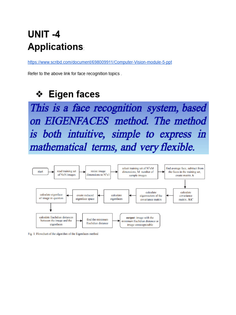 Unit - 4 CV | PDF | Computer Vision | Shape