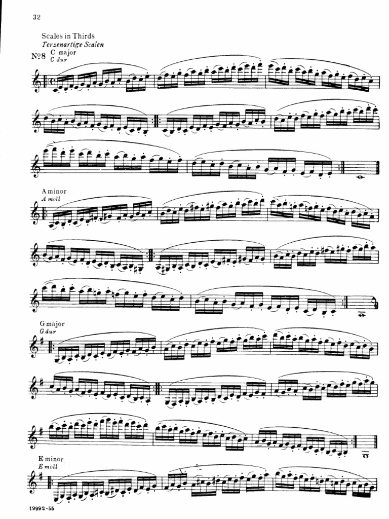 Scales in 3rds | PDF