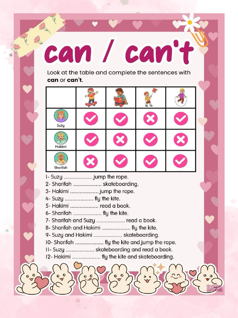 CanCan't A1 | PDF