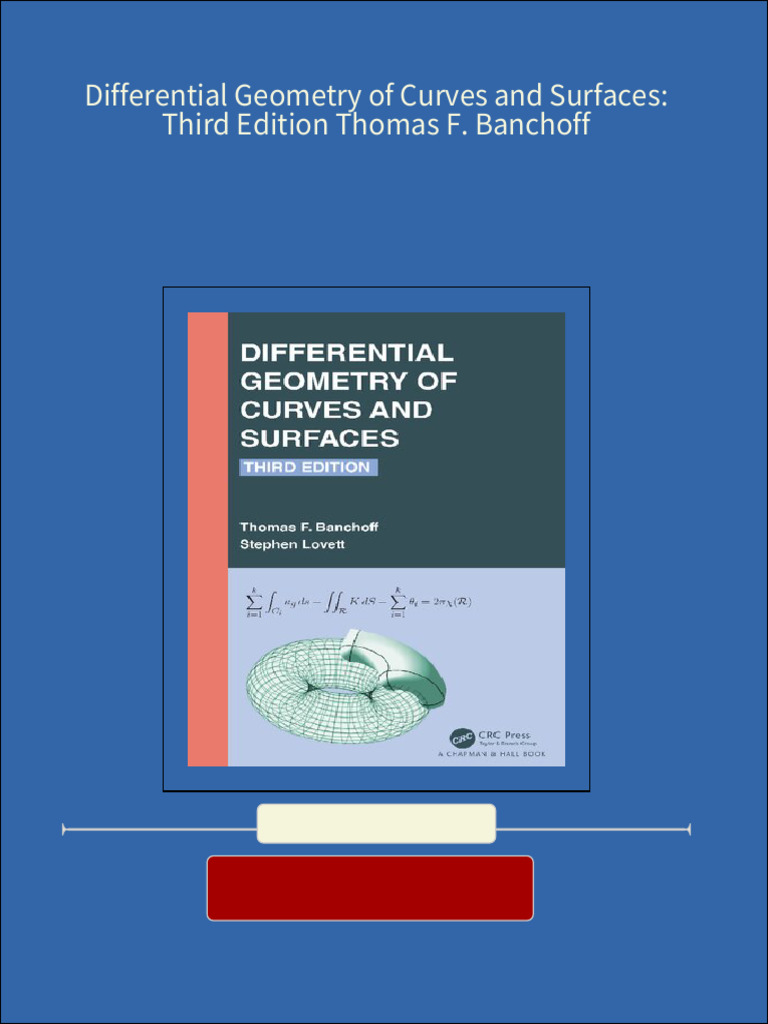 PDF Differential Geometry of Curves and Surfaces: Third Edition Thomas ... PDF Differential Geometry of Curves and Surfaces: Third Edition Thomas ...