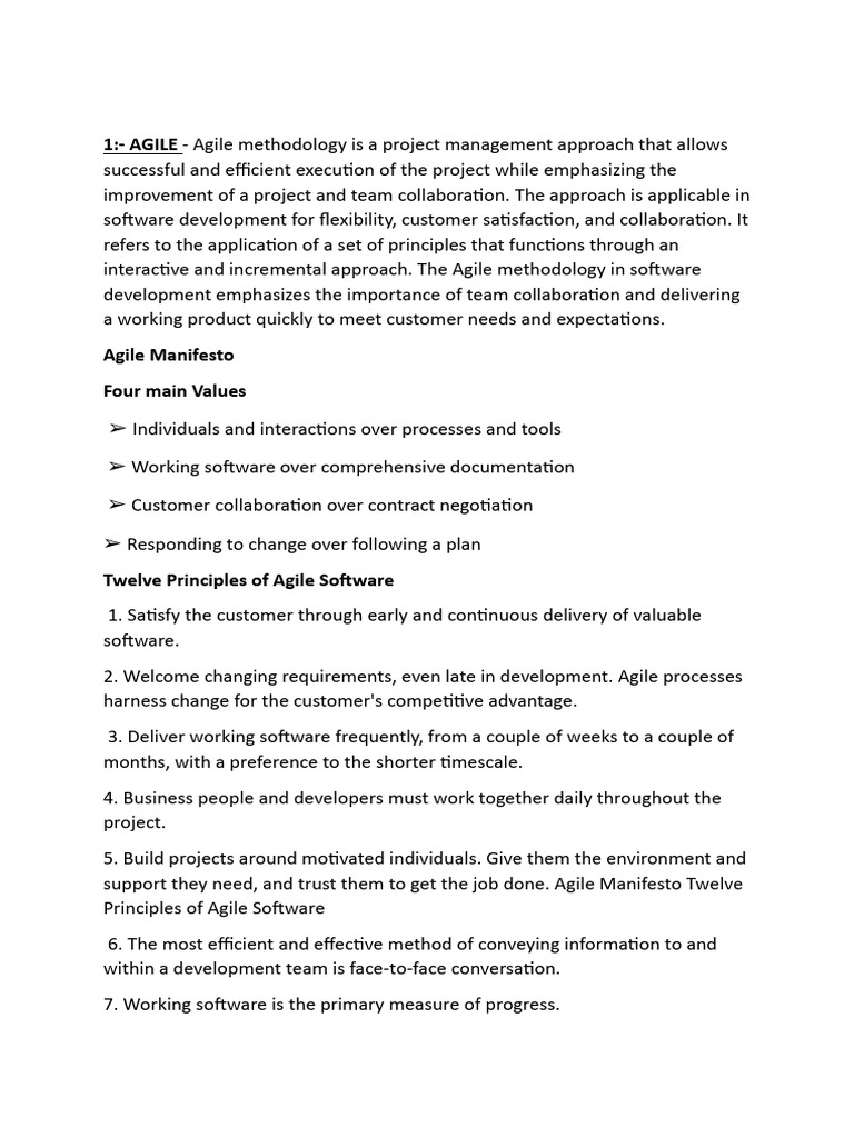 Capstone 4 Agile Done-1 | PDF | Scrum (Software Development) | Agile ...