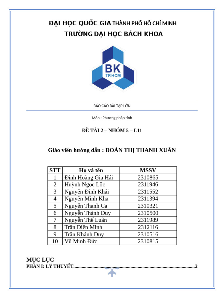 Báo Cáo BTL PPT Nhóm 5 | PDF