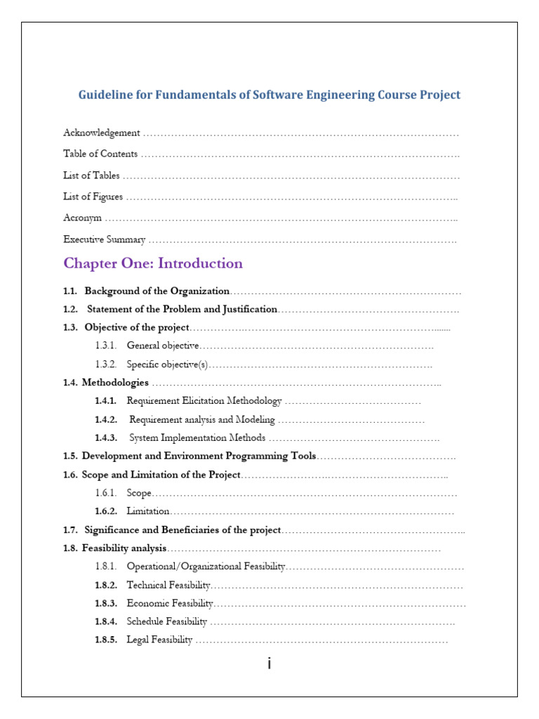 FSE Course Project Guideline | PDF | Use Case | Software
