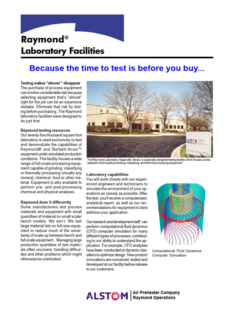 Raymond Laboratory Testing Services | PDF | Lime (Material) | Particle ...