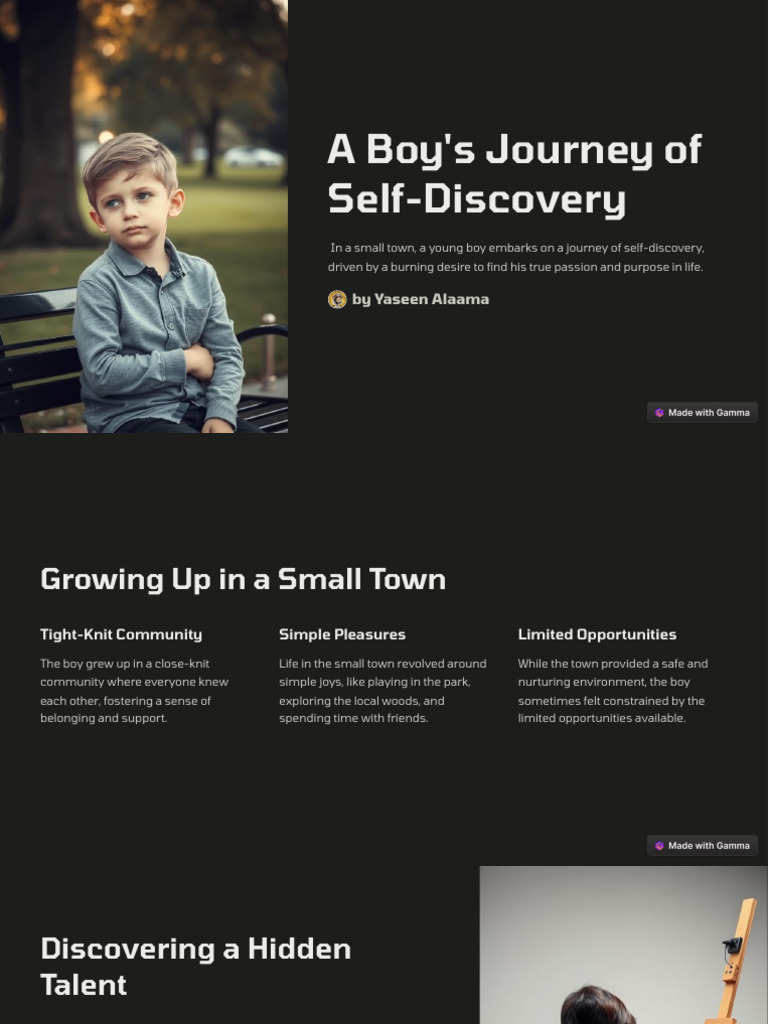 A Boys Journey of Self Discovery | PDF | Psychology