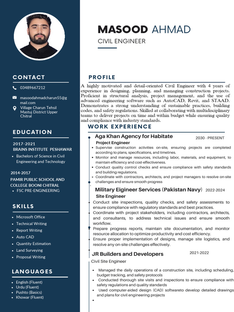 Blue Simple Professional CV Resume | PDF | Regulatory Compliance ...