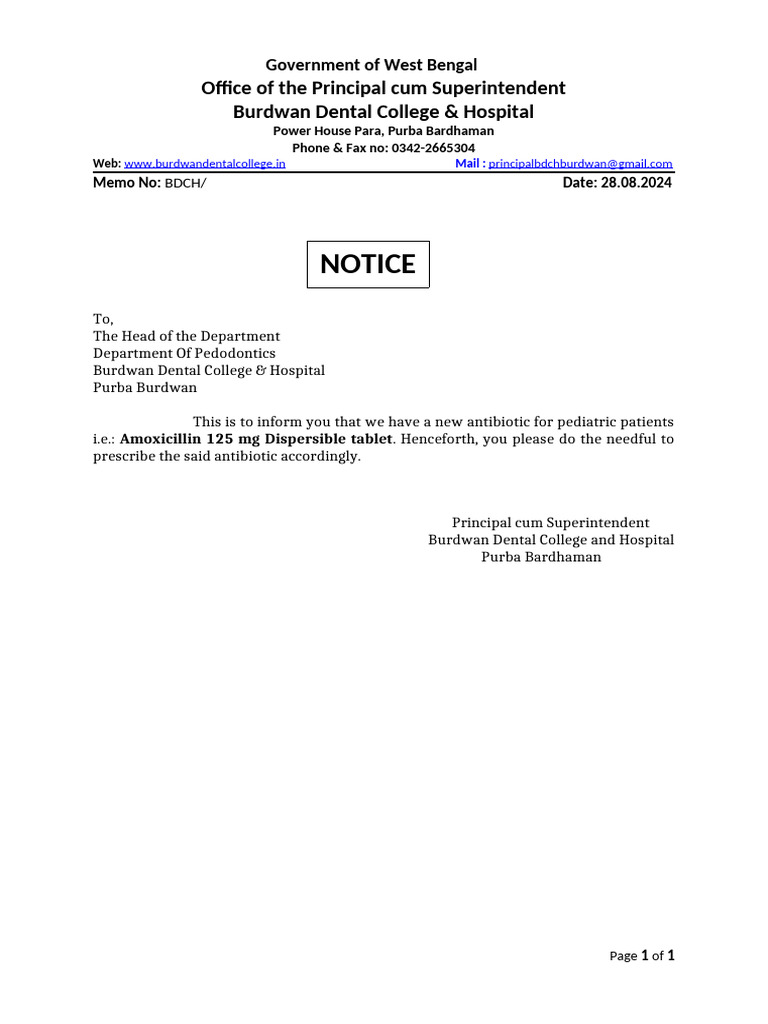 Notice - Drug Alert | PDF