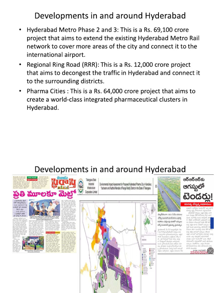 Developments Around Yadadri NH163 | PDF