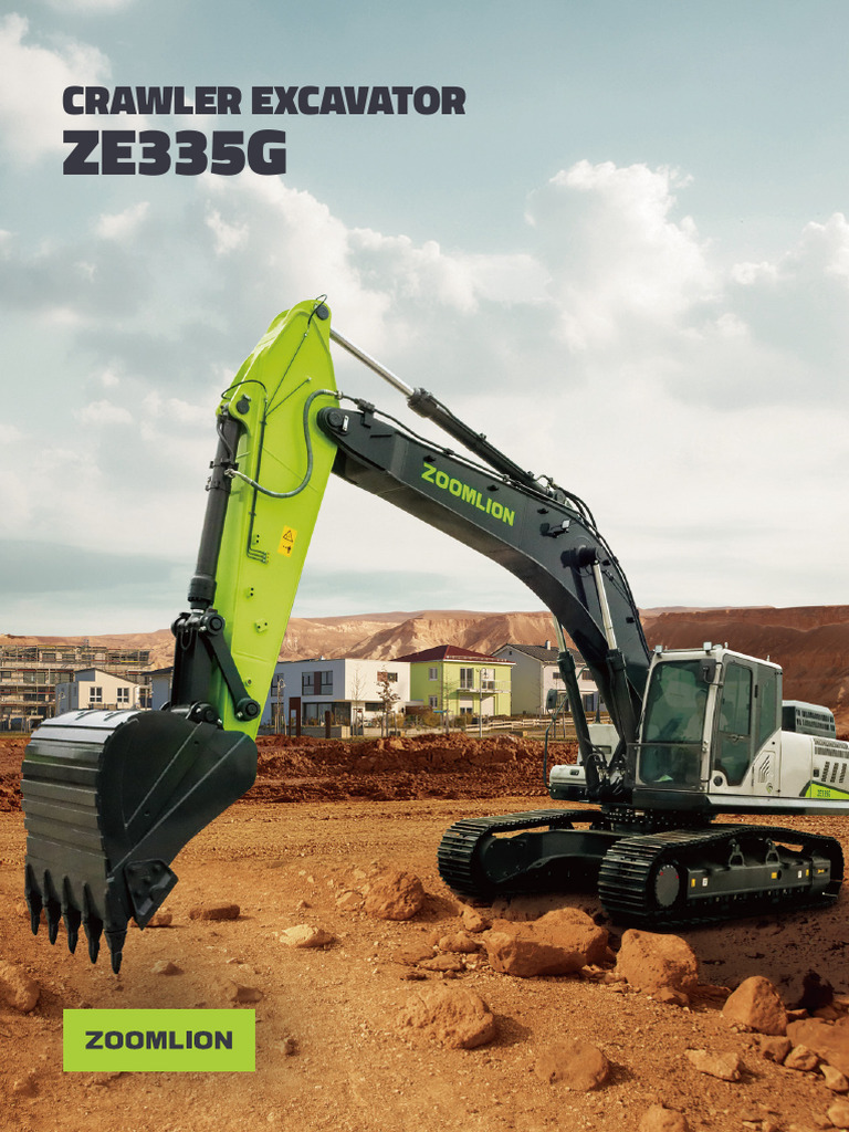 Introduction of ZOOMLION ZE335G Crawler Excavator (Middle East) | PDF