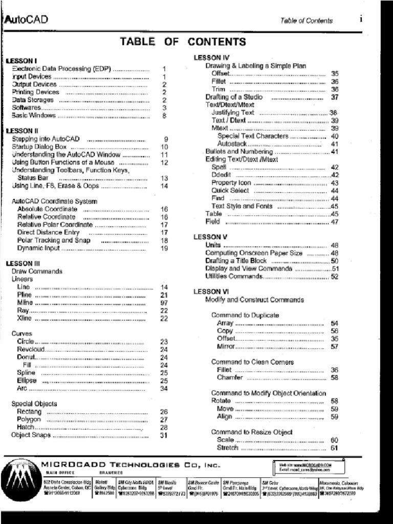 Autocad Manual | PDF