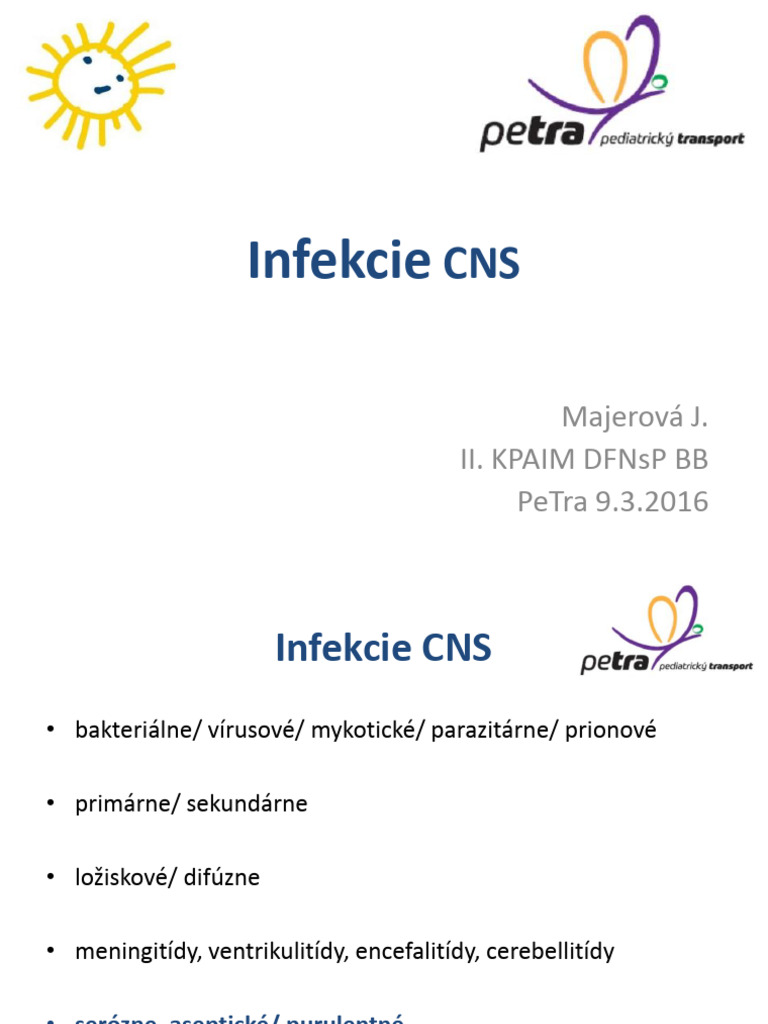 Infekcie Cns Prednaska | PDF