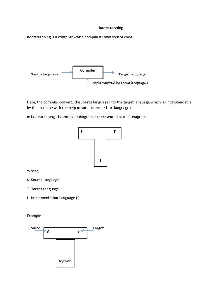 Understanding Bootstrapping in Compilers | PDF