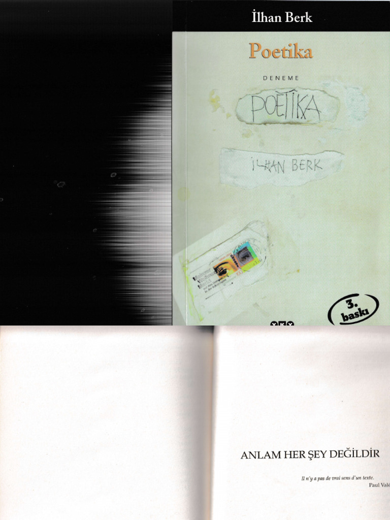 İlhan Berk Poetika Anlamla Yola | PDF