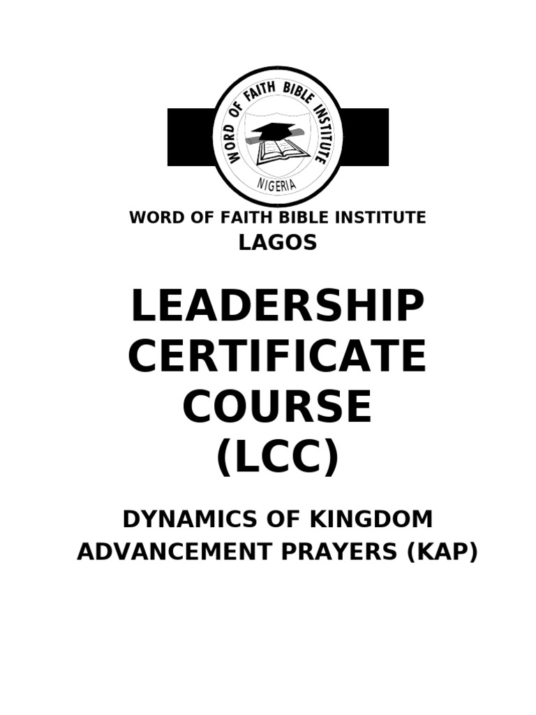 The Dynamics of Kingdom Advancement Prayers | PDF | Prayer | Shadrach ...