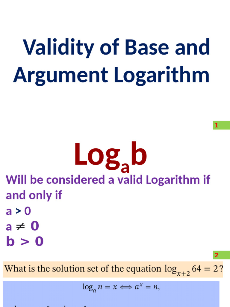 Logaritms CAT Level | PDF | Logarithm | Mathematical Analysis