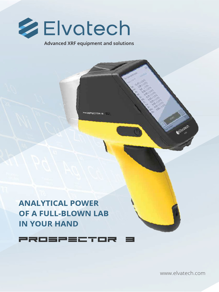 ProSpector3-HandHeld XRF | PDF | Calibration