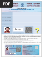 Pan Card Surrender Letter | PDF