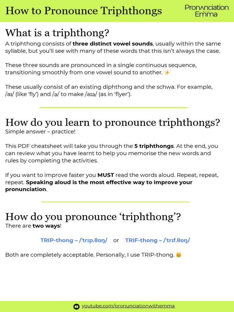 8e335 b6cd 6ae2 44dd 5f21a5faf85 - PDF - Triphthongs | PDF | Stress ...