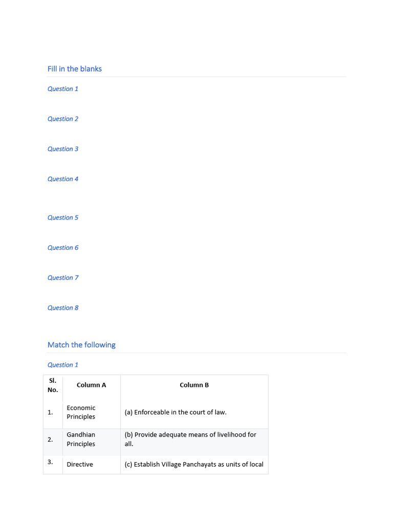 Directive Principles from Ireland's Constitution | PDF | Political ...