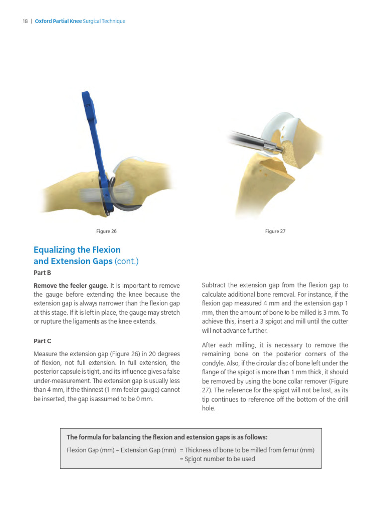 Oxford-Surgical Technique | PDF | Knee | Musculoskeletal System