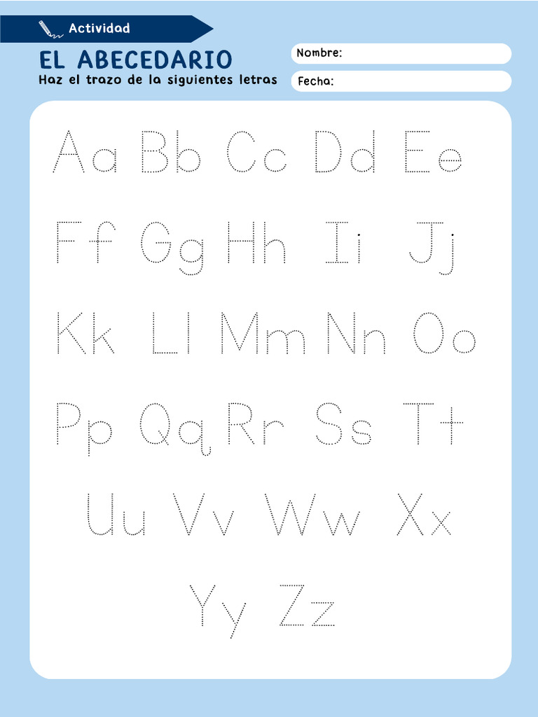 Caligrafía Abecedario | PDF