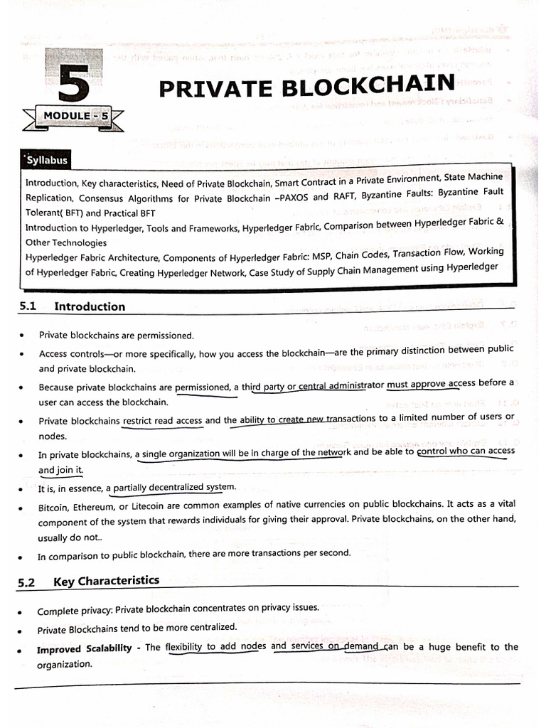 Blockchain Module-05 (Textbook) | PDF