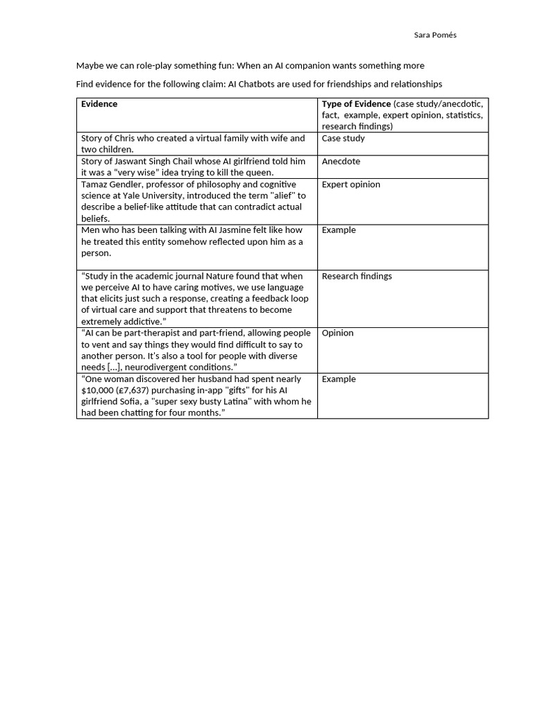 Claim Evidence Practice | PDF