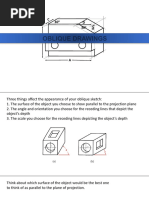 Oblique Projection - Technical Drawing - 2020 | PDF