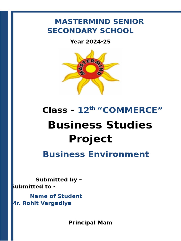 Business Studies | PDF