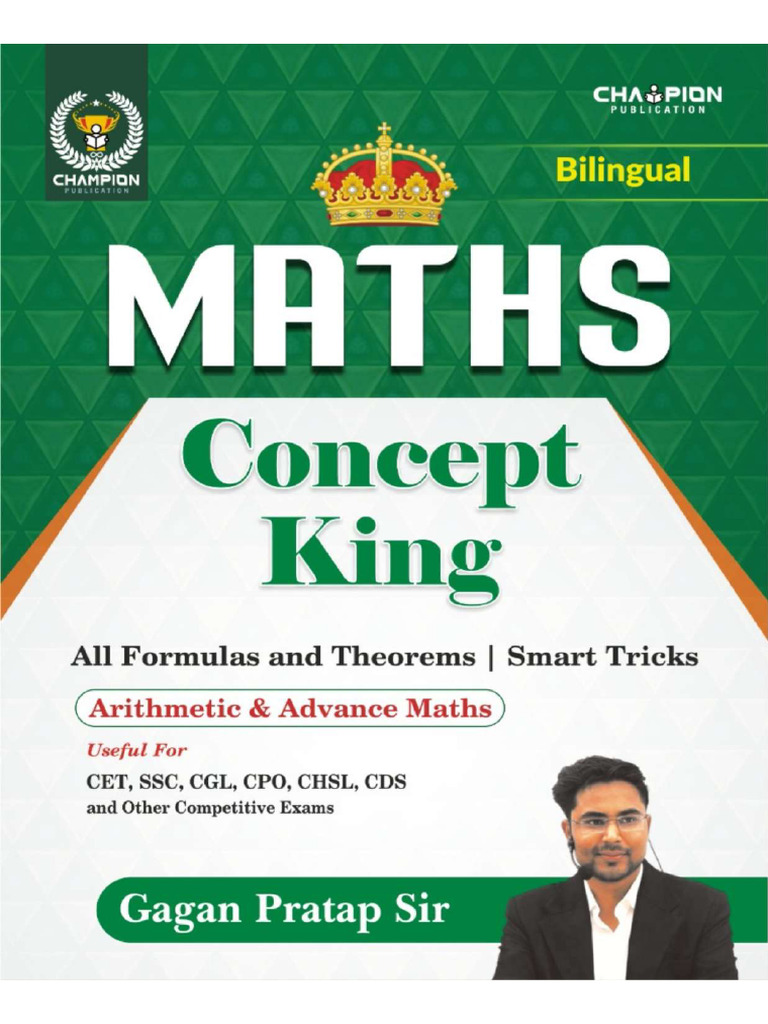 RG G20 Maths Concept King Book by GAGAN PRATAP SIR Champion Publication ...