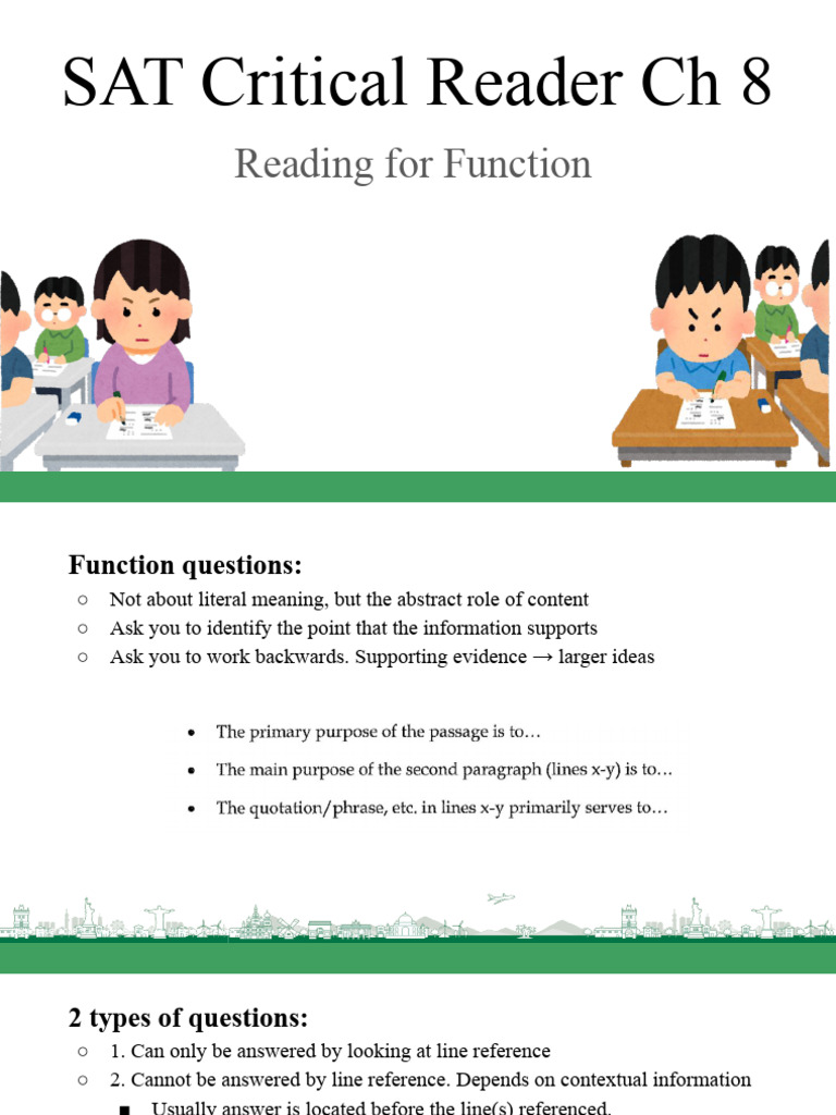 SAT Critical Reader CH 8 Notes | PDF | All Rights Reserved | Copyright