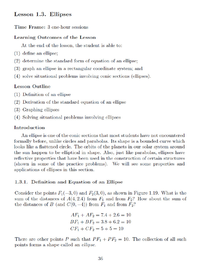 Ellipse 2 | PDF