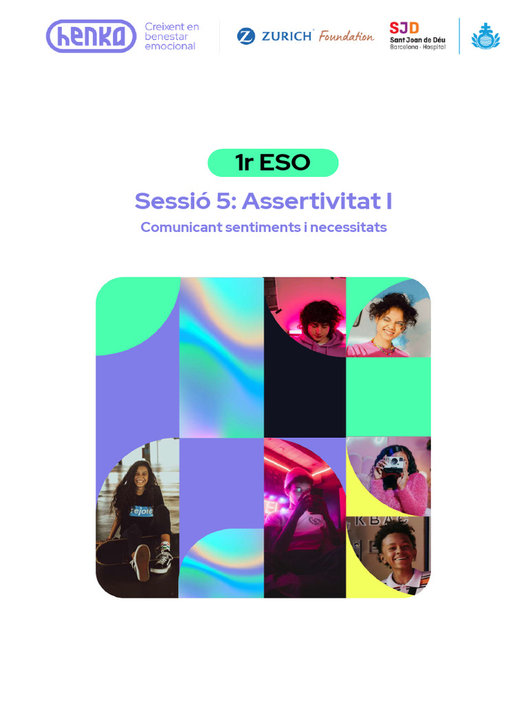 1ESO Sessió 5. Assertivitat I | PDF
