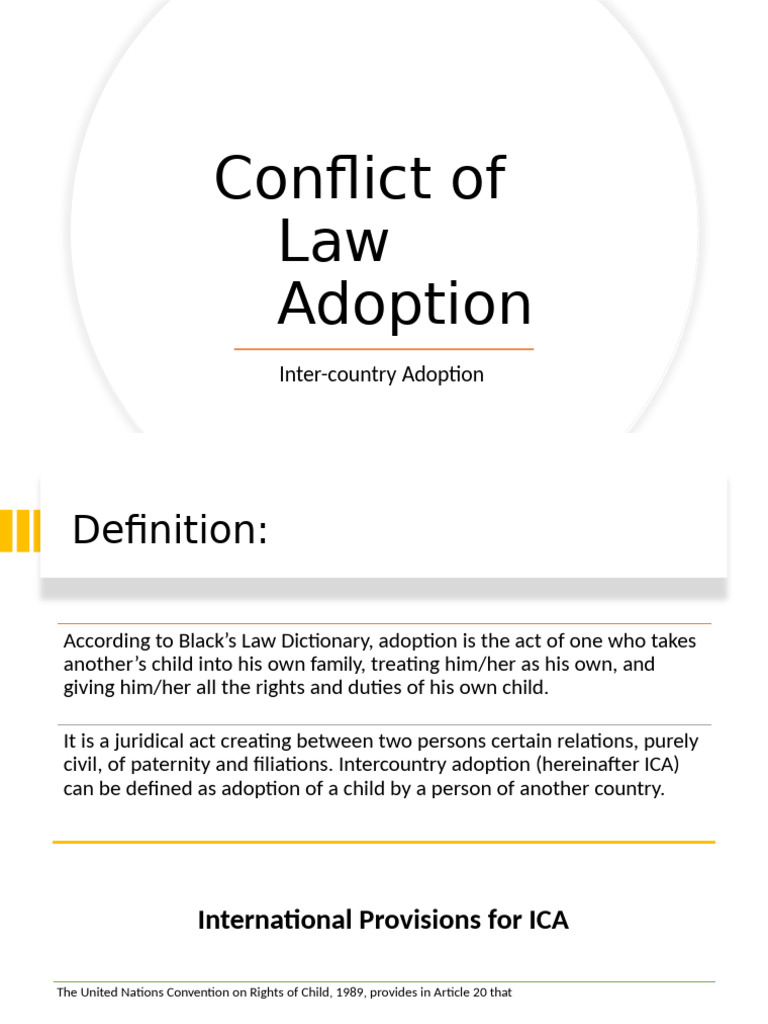 Intercountry Adoption Laws | PDF | Adoption | Childhood