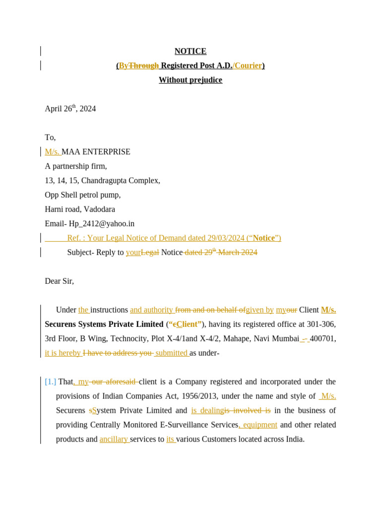 GST Notice | PDF | Value Added Tax | Invoice