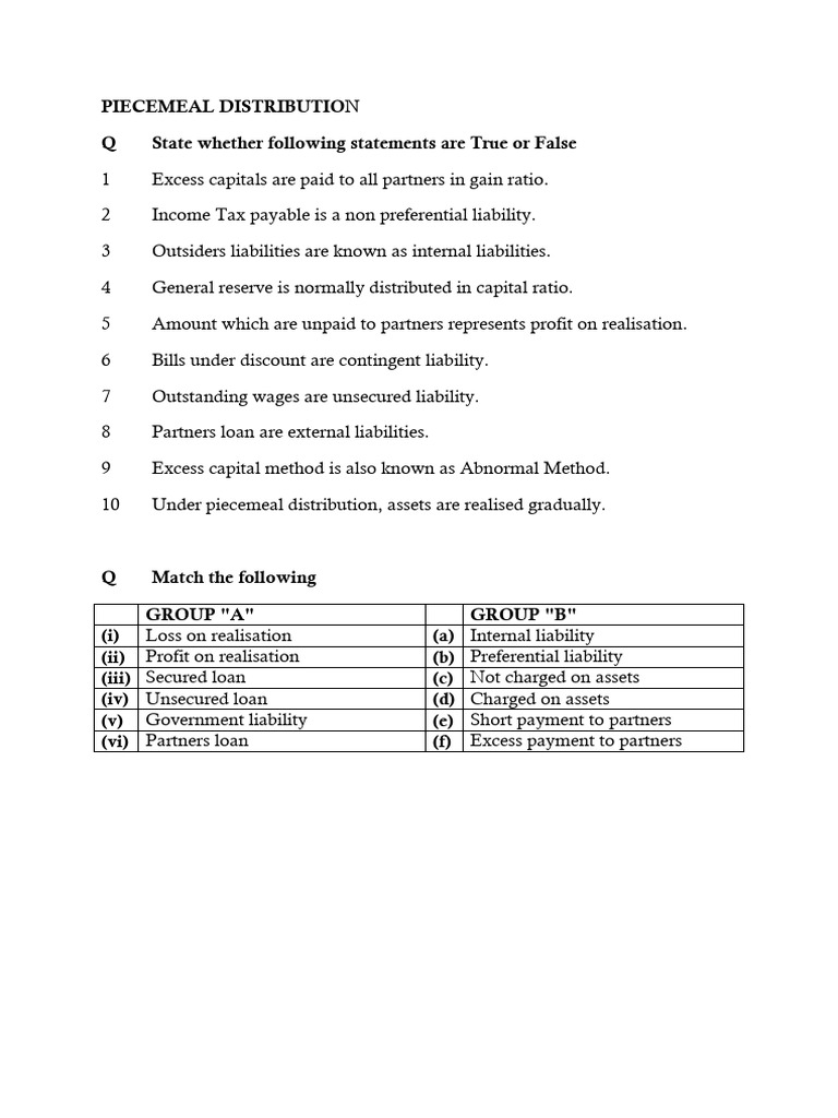 SY Sem III Obj Ques Piecemeal Distribution1 | PDF