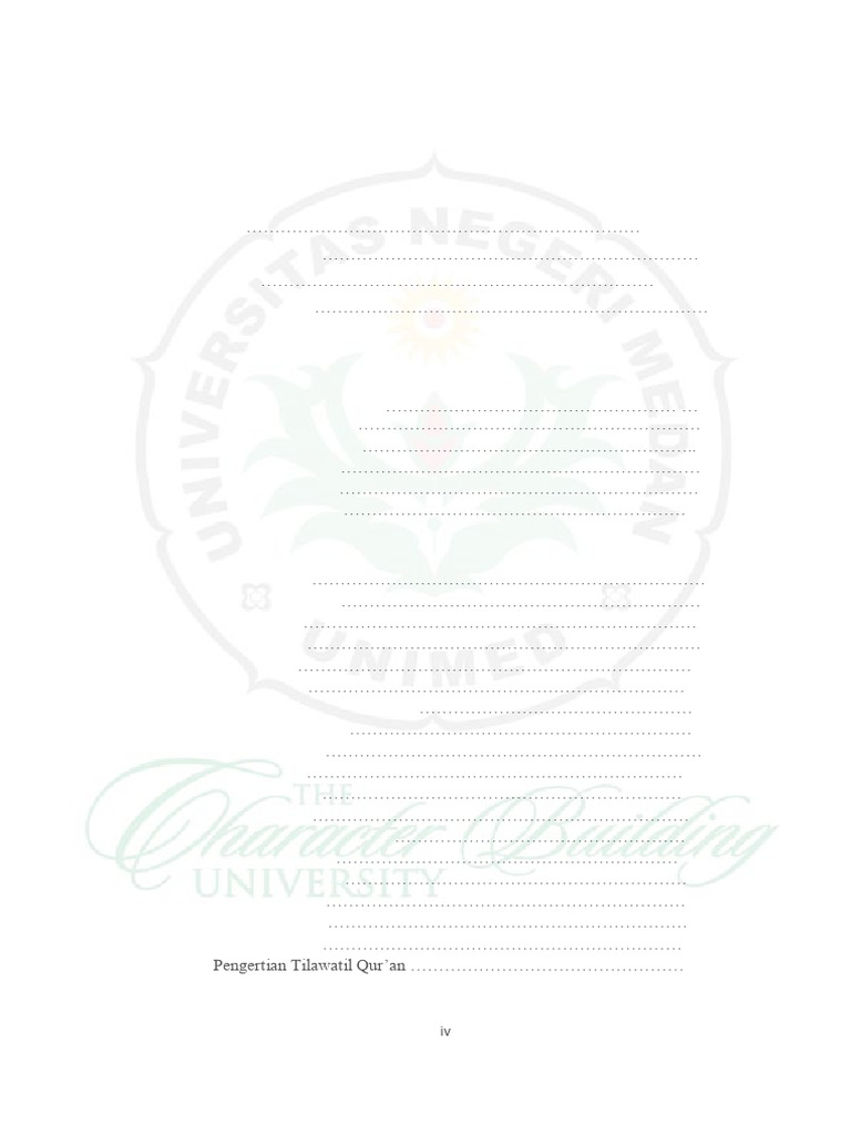 Nim. 2103140050 Table of Content | PDF