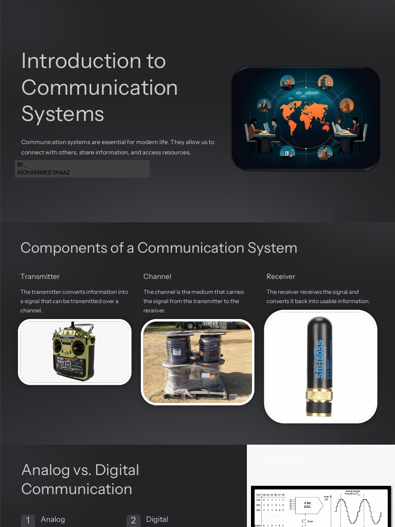 Introduction To Communication Systems | PDF | Telecommunications ...
