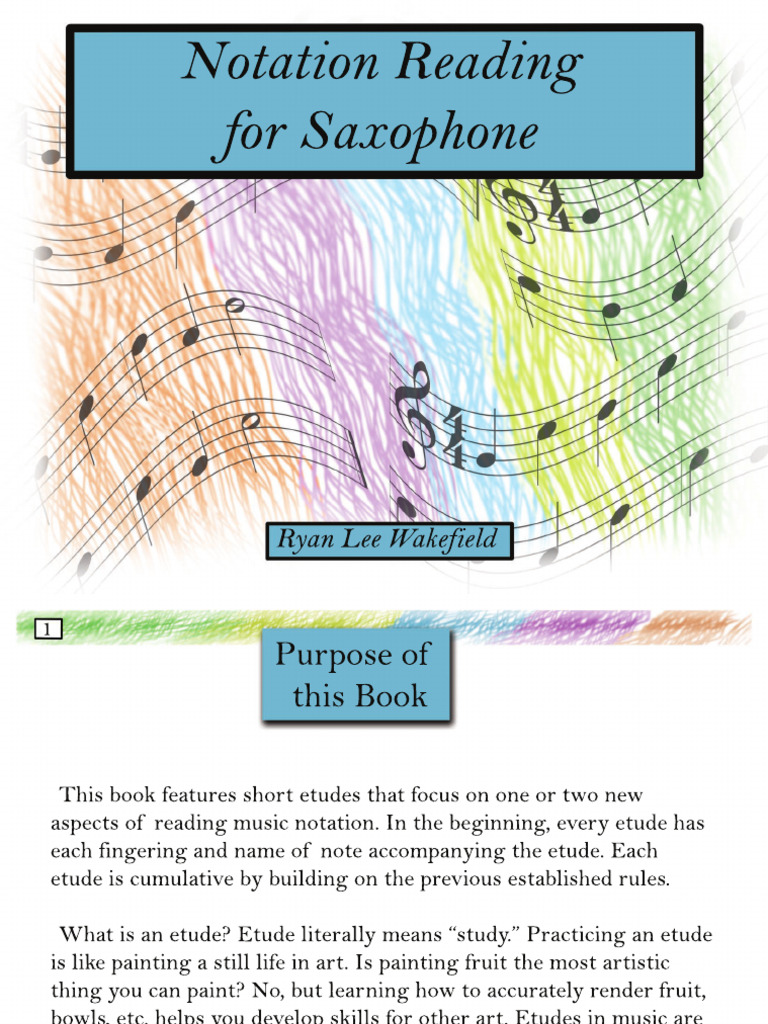 Notation Reading For Saxophone | PDF