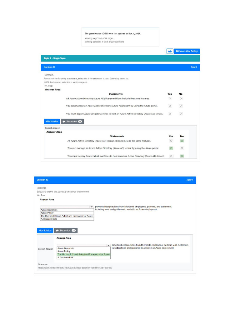 Examtop sc900 50QA | PDF